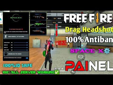 OB42 New Update Regedit PANELFree Fire 100 Antiban Drag Headshot Rank