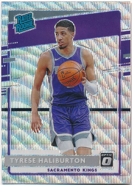 Tyrese Haliburton NBA 2020 21 Panini Donruss Optic RC Rated Rookie