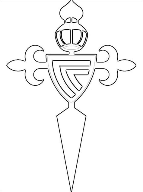 Emblema Real Club Celta De Vigo Dibujos Para Colorear Celta Escudo