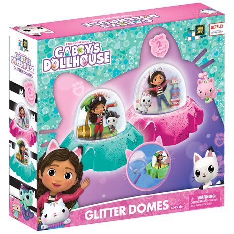 12592 Gabbys Dollhouse Glitter Domes דיאמנט BOX