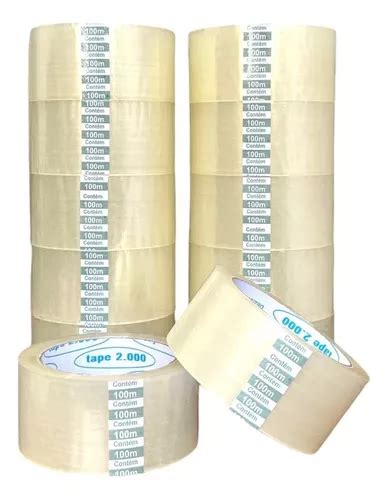Fita Adesiva Alta Fixação 15 Rolos Transparente 48x100 Durex MercadoLivre