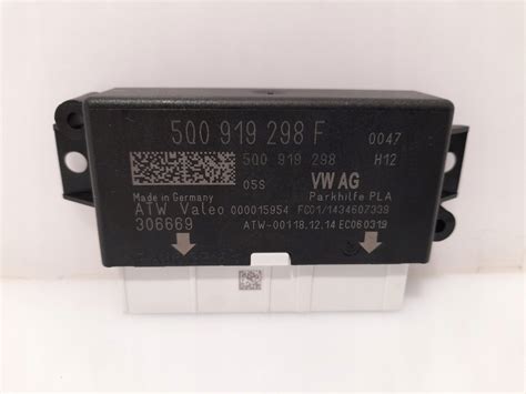 VW GOLF VII OCTAVIA TIGUAN PASSAT B8 3G MODUŁ STEROWNIK PDC 5Q0919298F