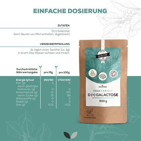 Sanutrition Reine D Galactose 500 G Shop Apotheke
