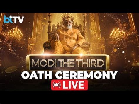 LIVE Narendra Modi शपथ गरहण समरह ह 2024 NDA सरकर Modi 3 0