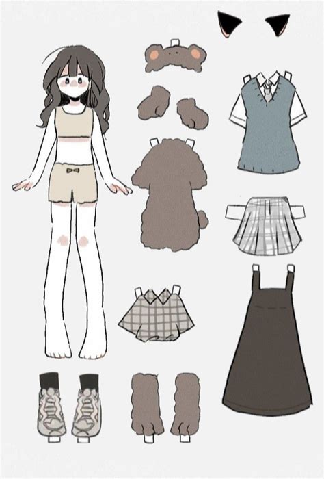 Paper Doll Printable Templates Artofit