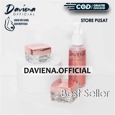 Jual DAVIENA SKINCARE PAKET HEMAT GLOWING OFFICIAL STORE SKINCARE