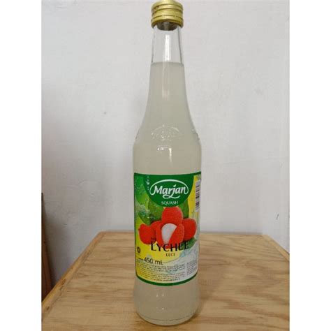 Jual Sirup Marjan Squash Rasa Leci 450 Ml Shopee Indonesia