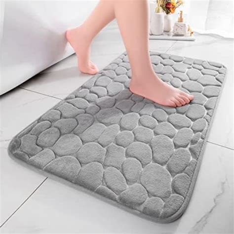 chakme Tapis de Bain en Mousse à mémoire de Forme Tapis de Douche