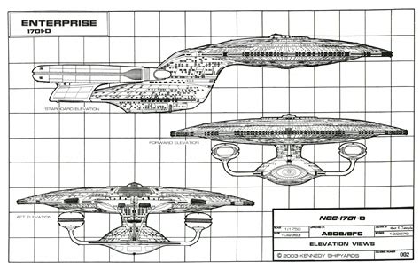 Uss Enterprise 1701 D Schematics