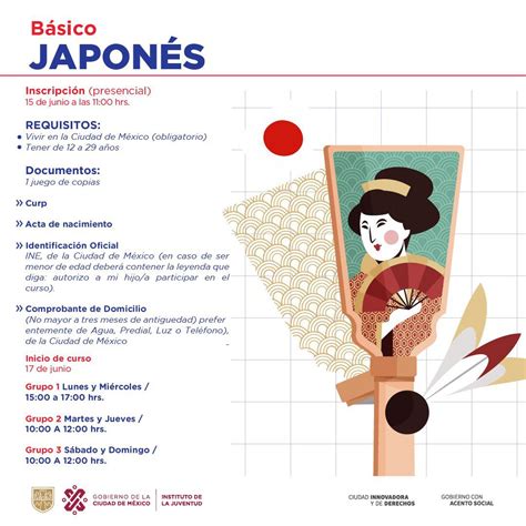 Curso básico de japonés o coreano GRATIS cortesía del INJUVE