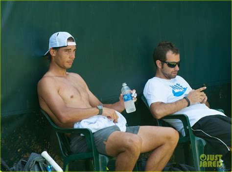 Photo Rafael Nadal Shirtless Sony Open 24 Photo 3077678 Just Jared