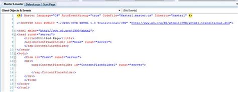 Master And Content Pages ASP NET Tutorial By Wideskills