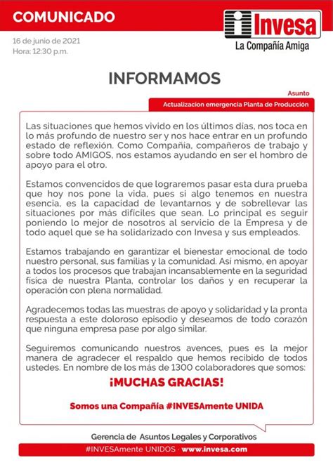 16 junio Invesa La Compañía Amiga