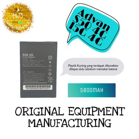 Jual Baterai Battery Original Advan S50 4G LTE I5G 4G Battery Advan 100