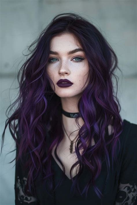 90 Creative Purple Hair Color Ideas в 2024 г Прически Виды макияжа Окрашивание волос