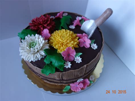 Tort Urodzinowy Jesienne Kwiaty Lidia Piecze