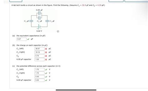 A Lab Tech Builds A Circuit As Shown In The Figure Chegg