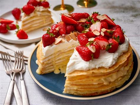 Strawberry Lemon Crepe Cake Recipe Food Network
