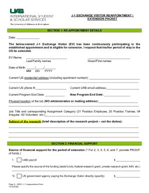 Fillable Online Eligibility For A Waiver Of The Exchange Visitor Two
