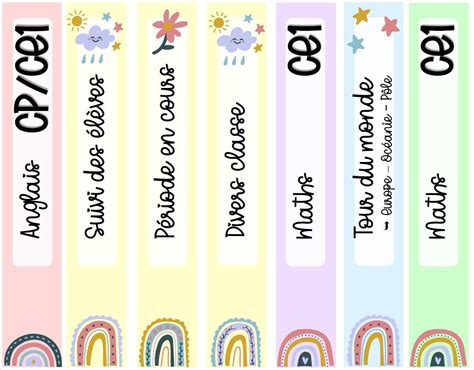 PE Outils Etiquettes Classeurs Par Cenicienta Jenseigne Fr