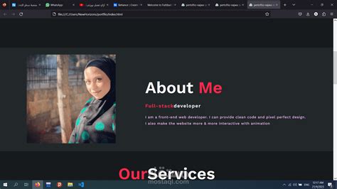 front end مستقل