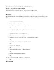 Module Homework Moa Docx Medical Terminology An Illustrated Guide