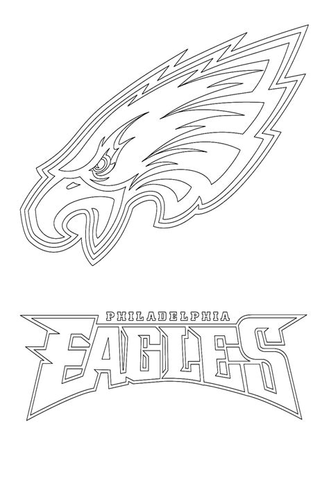 Eagles Logo Coloring Page The Best Porn Website