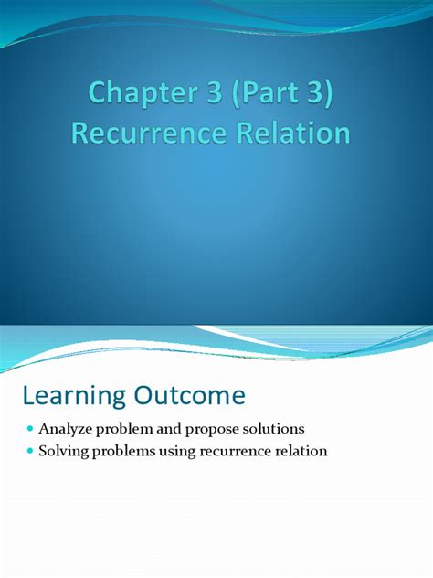 chp4 p2 download free pdf recurrence relation sequence