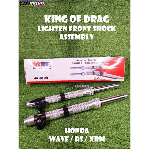 KING OF DRAG LIGHTEN FRONT SHOCK ASSEMBLY HONDA WAVE RS XRM DASH
