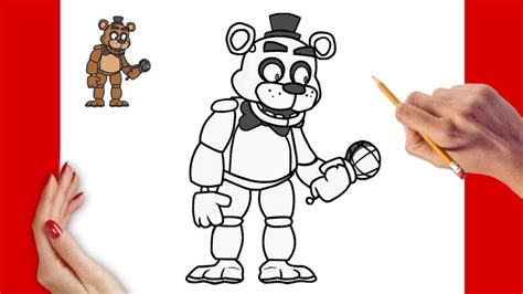 HOW TO DRAW Freddy Fazbear Five Nights At Freddy S Friday Night