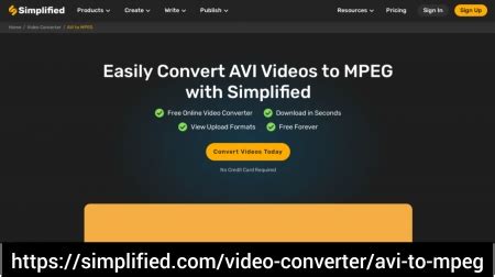 Efficiently Convert Avi Videos To Mpeg With Simplified State Of The Art