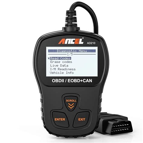 ANCEL AD210 OBD II Car Code Reader Automotive Vehicle OBD2 Scanner