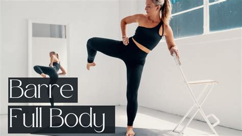Full Body Barre Workout Mins Pilates At Home Youtube