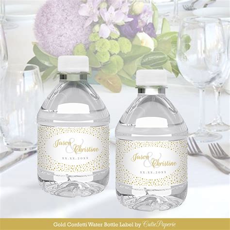 Printable Labels For Water Bottles