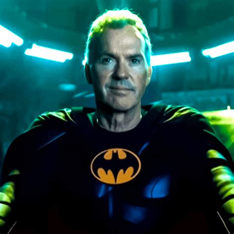 First Footage Of Michael Keaton S Unmasked Batman In The Flash Movie