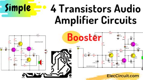 4 Simple Transistor Amplifier Circuit Eleccircuit