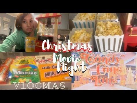 Vlogmas Cozy Christmas Movie Night At Home Snacks Setup Karaoke