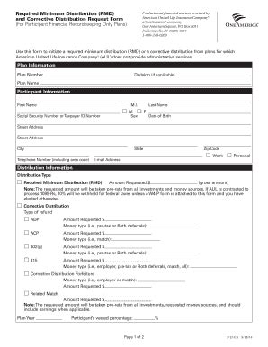 Fillable Online Required Minimum Distribution RMD And Bb Bsgi401kcom