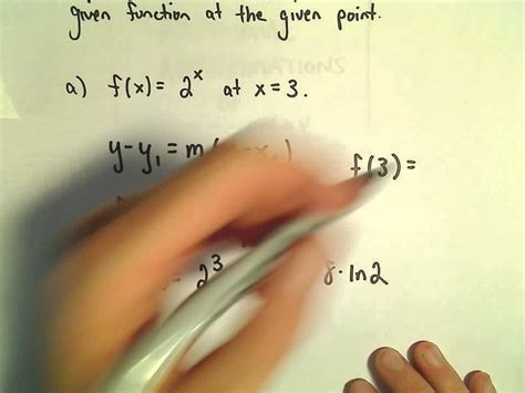 finding a linear approximation linearization tangent line approx another ex 1 youtube