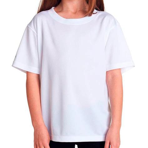 Camiseta Branca Poli Ster Infantil Para Sublima O Tam Valejet