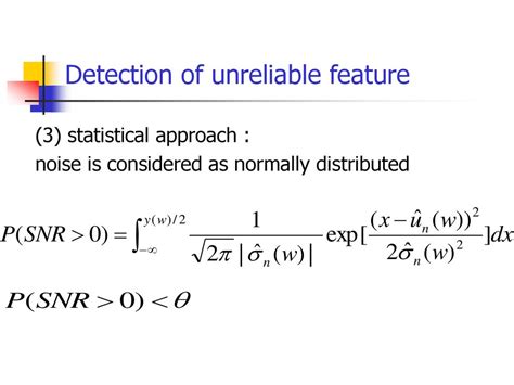 missing feature theory ppt download