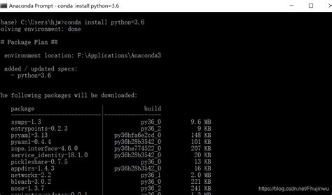 anaconda中将python 3 7版本退回python 3 6版本 conda 降低python版本后显示done csdn博客