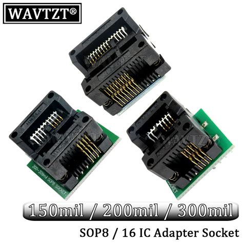 Sop16 To Dip8 Wide Body Seat Wide 150mil 200mil 208mil 300mil