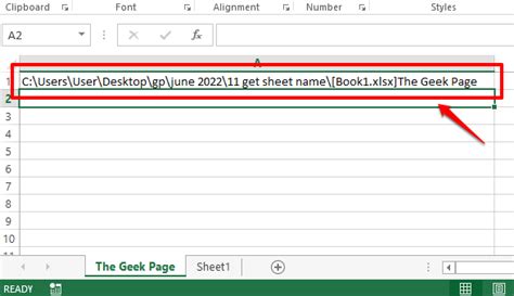 C Mo Obtener El Nombre De La Hoja Actual En Excel
