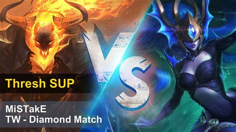 MiSTakE瑟雷西 Thresh SUP vs Syndra L feat Bebe S10 Patch 10 9