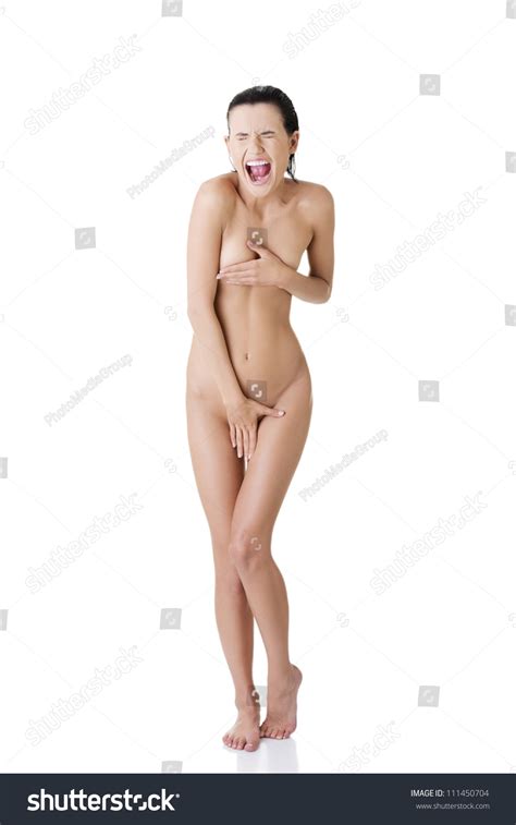 Scared Nude Woman Screaming Stock Photo 111450704 Shutterstock