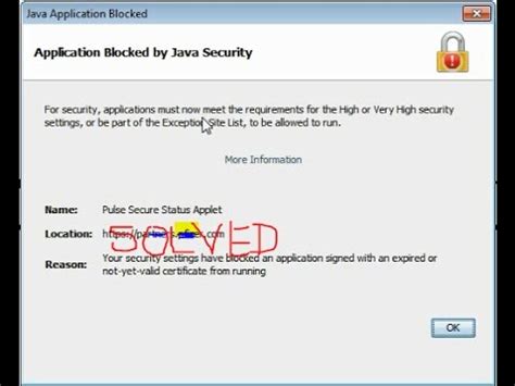 How To Fix Application Blocked By Java Security Issue Solved YouTube