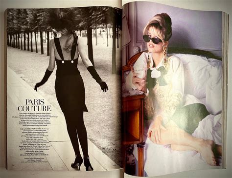 Claudia Schiffer British Vogue Uk Magazine October The Supermodel