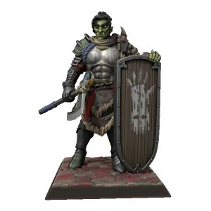 Orc Fighter Made With Hero Forge