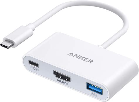 Amazon Anker USB C Hub PowerExpand 3 In 1 USB C Hub With 4K HDMI